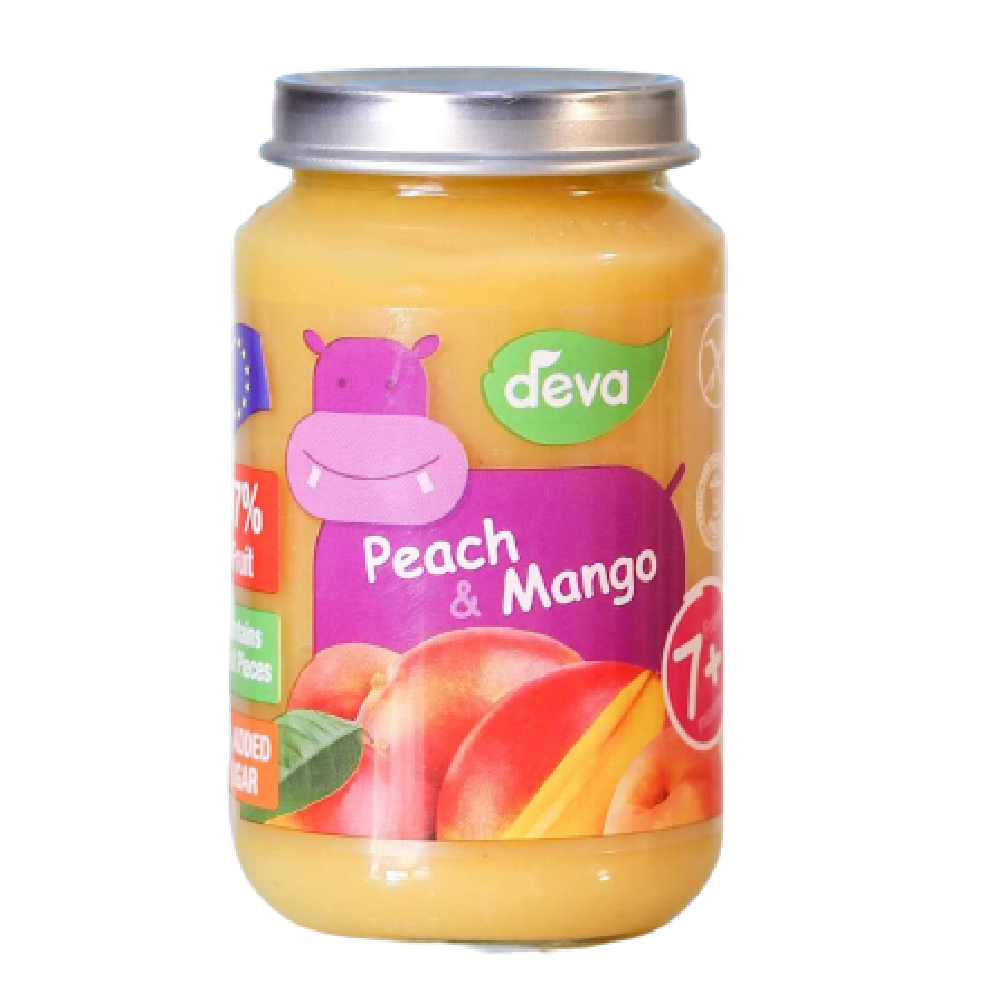 DEVA BABY FOOD PEACH & MANGO 7+MONTHS 200 GM – Arsalan's
